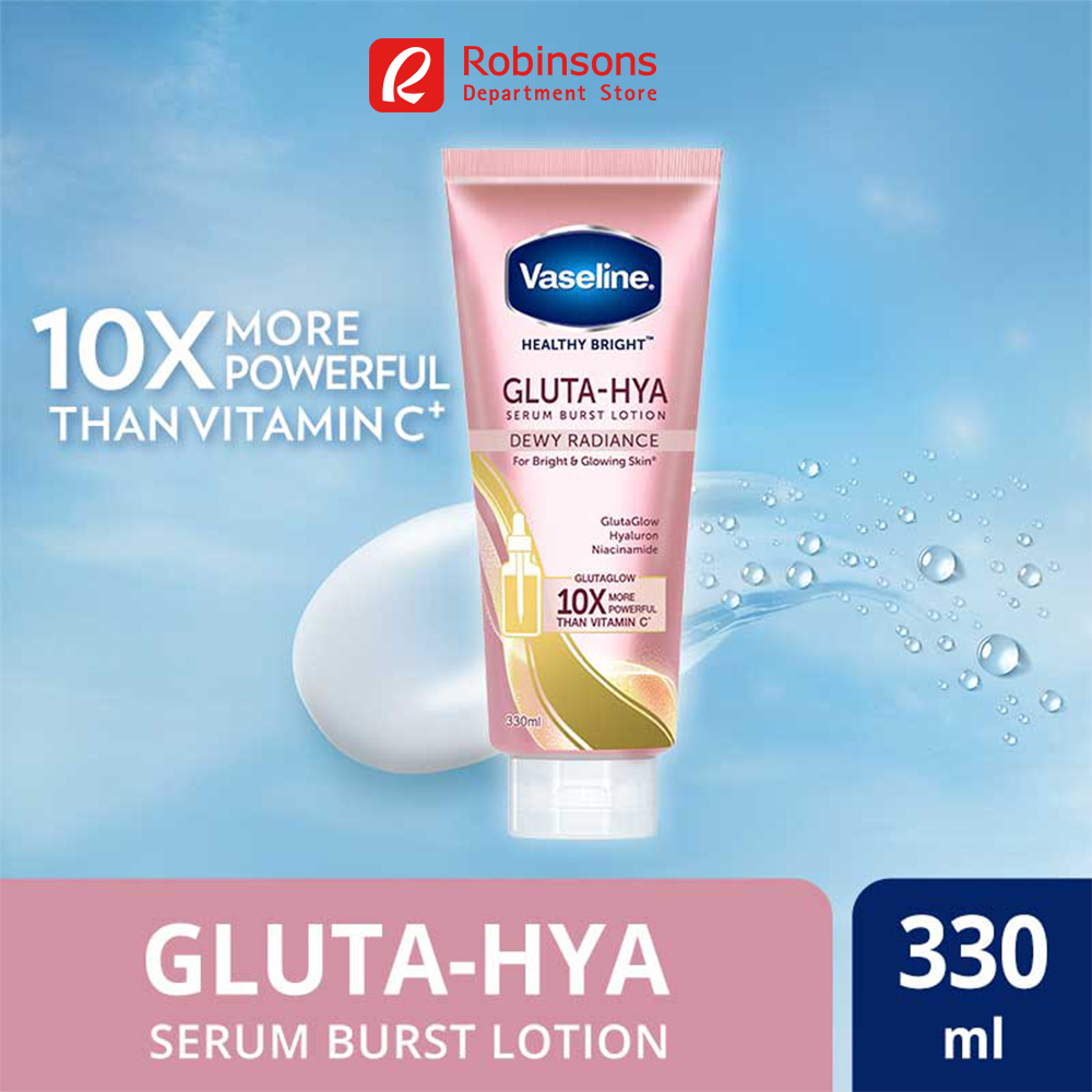 Vaseline Gluta-Hya Serum Burst Lotion Dewy Radiance 330ML | Shopee Philippines