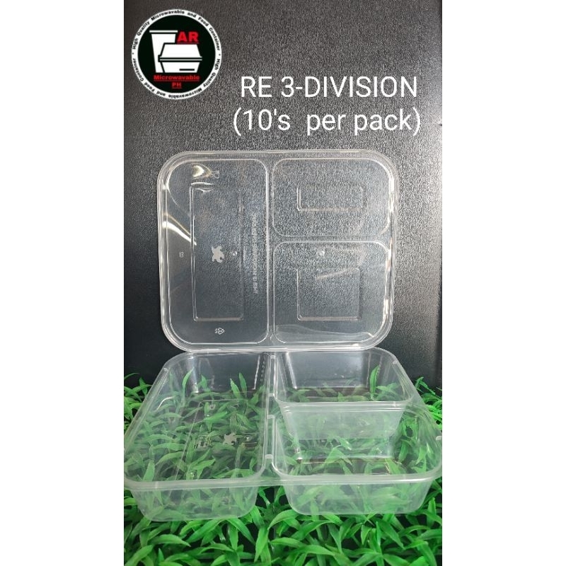 Bento box RE 2D 3D 4D 5D RE-3 Division Microwavable food container ...