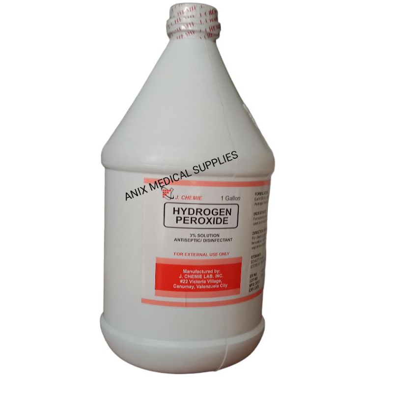 J.CHEMIE Hydrogen Peroxide 3% (1 Gallon) | Shopee Philippines
