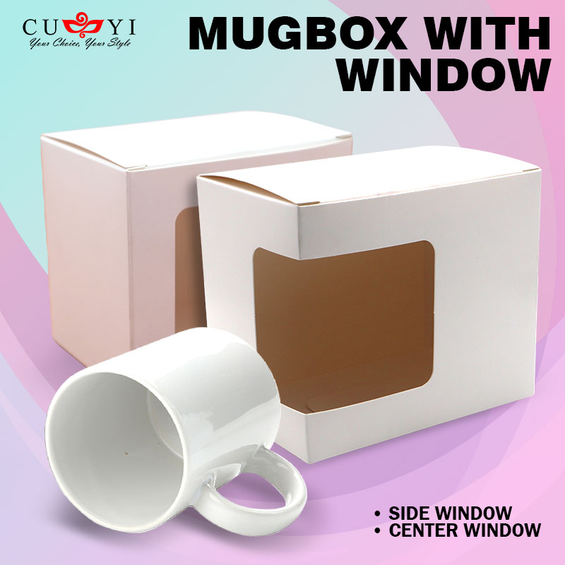 CUYI Full Mug Box or Center Window Mug Box or Side Window Mug Box ...