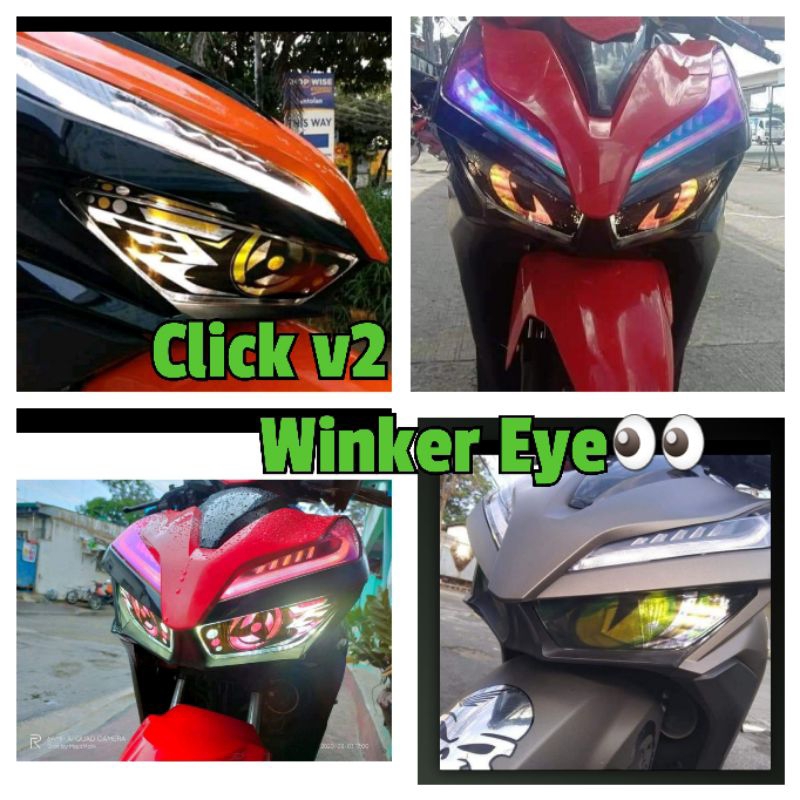 Click V2/V3 /V4 Winker Eye/transparent | Shopee Philippines