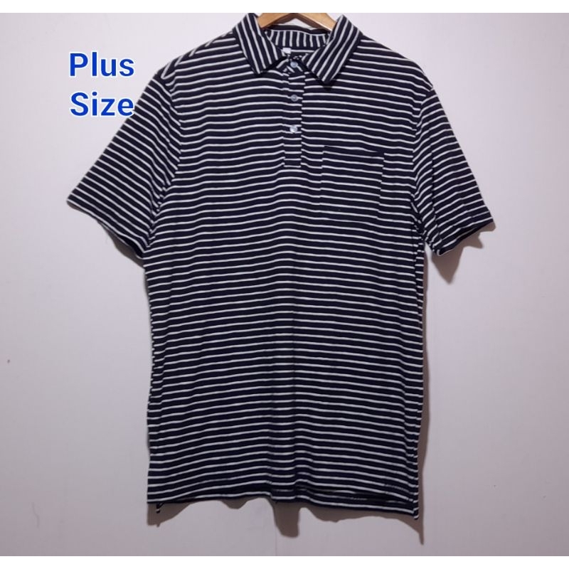 GOODFELLOW&CO Men's Plus Size Short Sleeve Polo Shirt- Xavier Navy ...