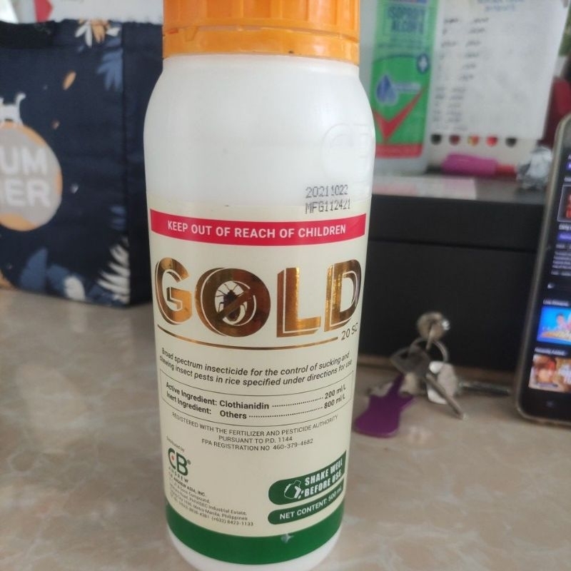 Gold 20 SC Insecticide 500ml | Shopee Philippines