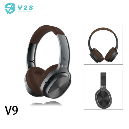 V2S V9 5.0 Wireless Bluetooth Headphone Extra Bass Stereo Headset With ...