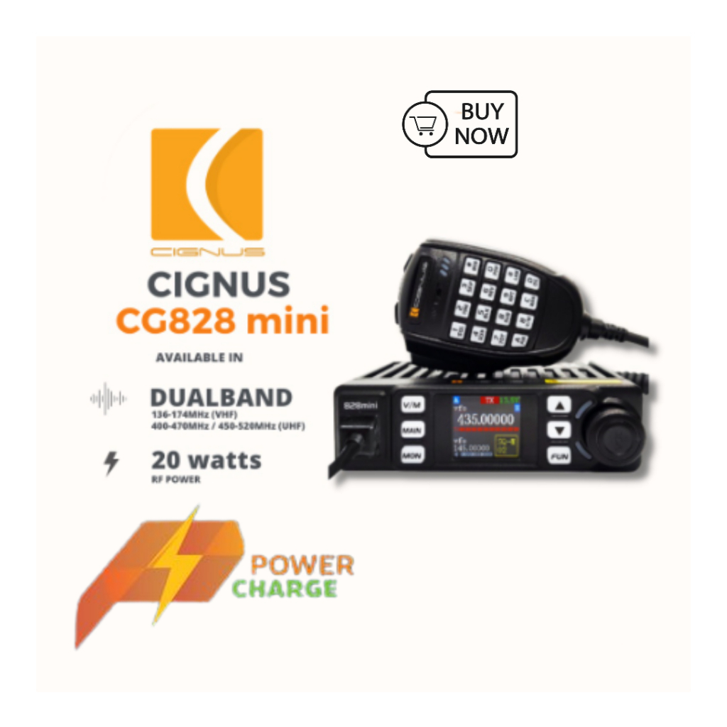 CIGNUS CG-828 MINI Mobile Base Radio | Dual Band | NEW VERSION | Shopee ...