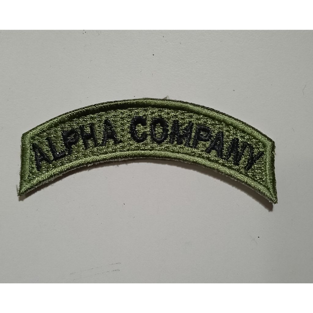 DIFFERENT MILITARY TABS (ALPHA, BRAVO, CHARLIE, DELTA, ENGINEERS ...