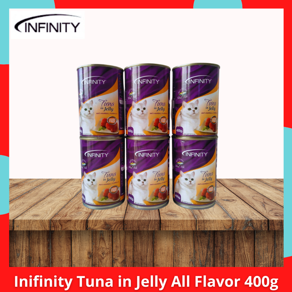 Infinity Cat Food Tuna in Jelly Canned 400g | Shopee Philippines
