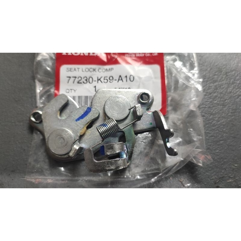 GENUINE HONDA ORIGINAL PARTS SEAT LOCK COMP(77230-K59-A10) HONDA CLICK ...