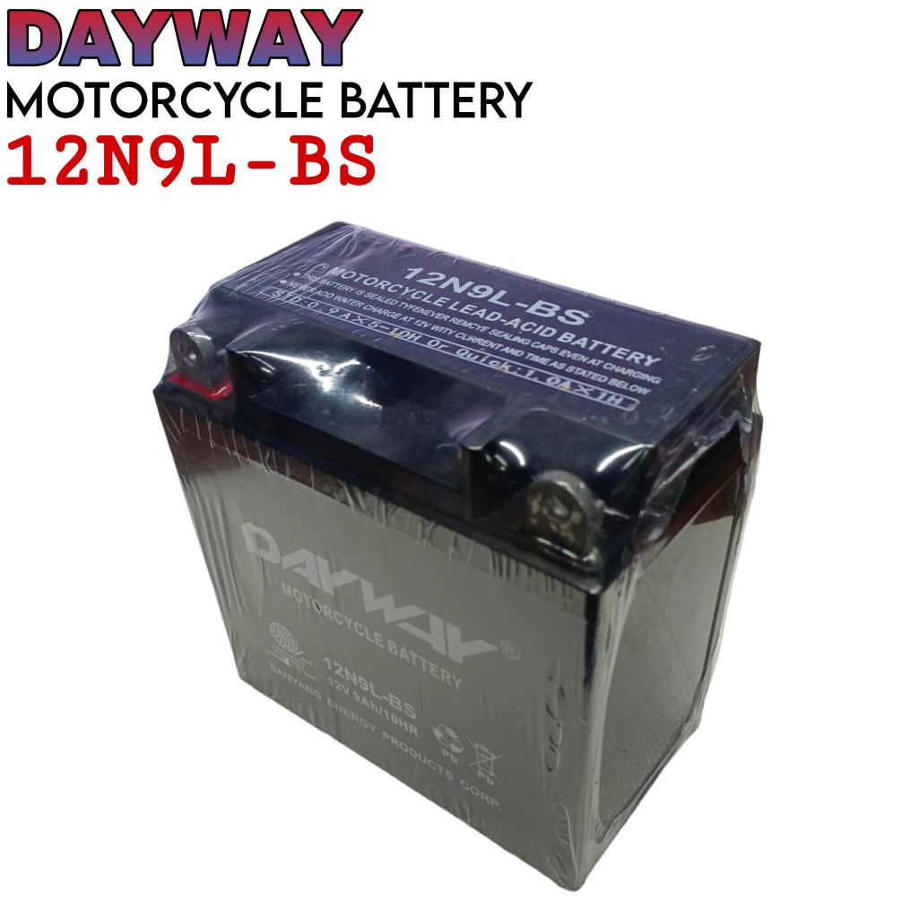 ORIGINAL DAYWAY BATTERY 12N9L-BS | Shopee Philippines