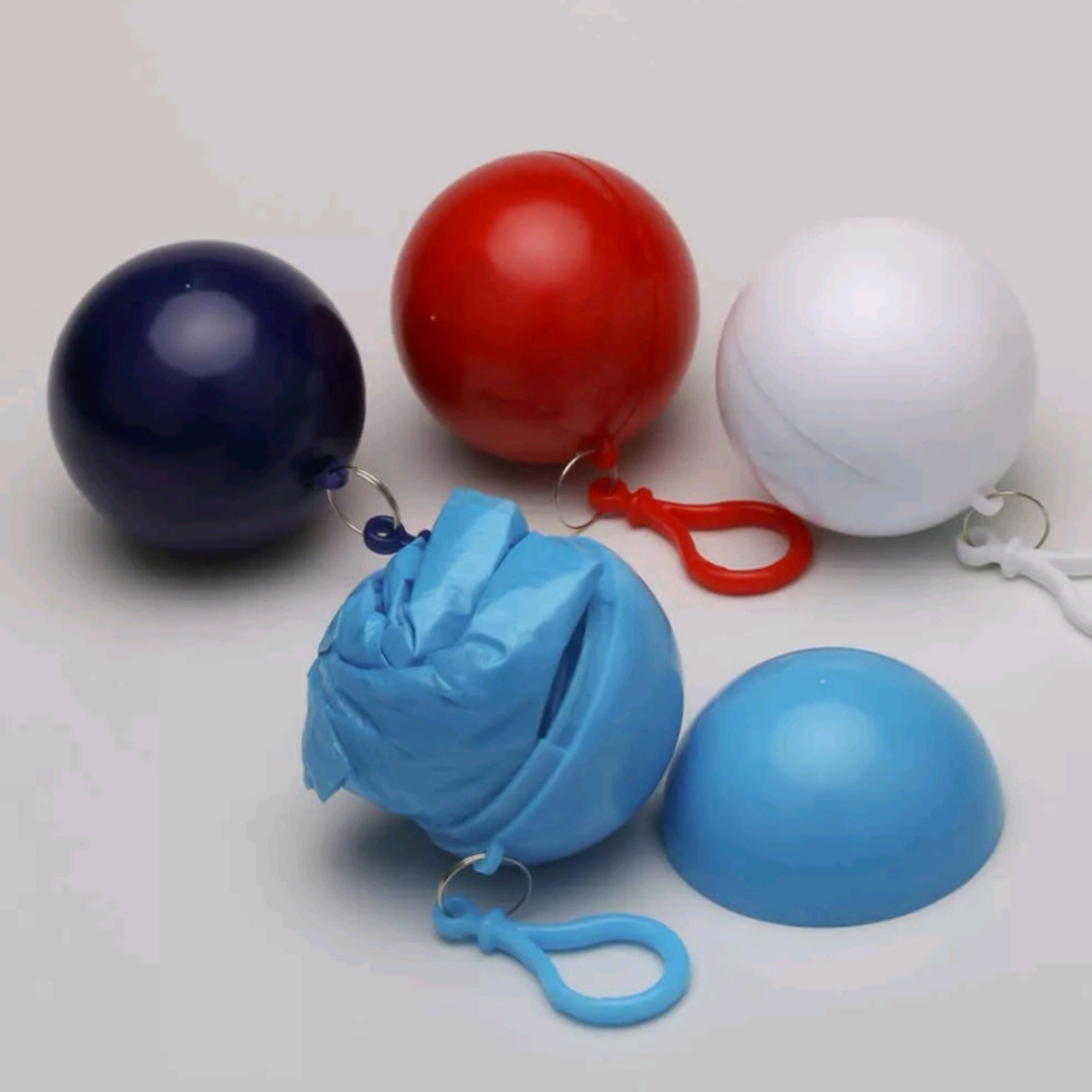 SKW Portable Raincoat Ball Raincoat Emergency Raincoat Keychain Biker ...