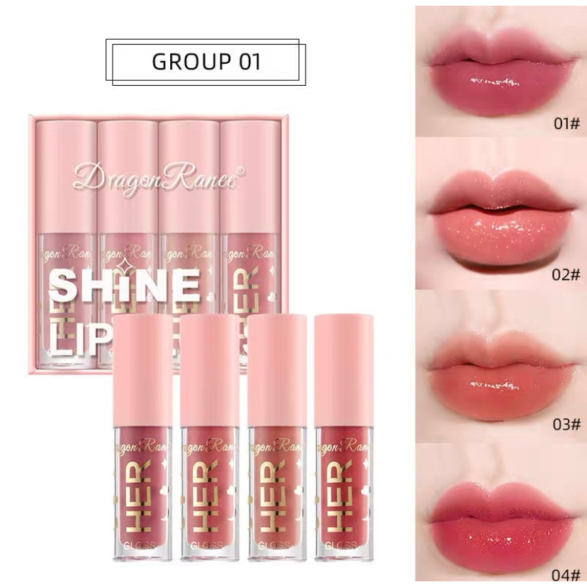 Dudu Jelly Glazed Mirror Water Lip Glaze Lipstick Moisturizing Lip ...