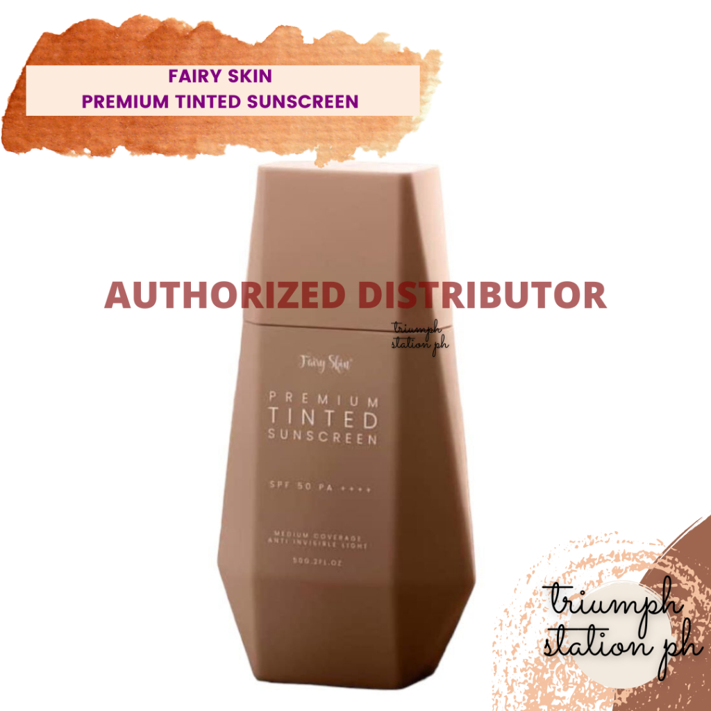 (COD) Fairy Skin Premium Tinted Sunscreen SPF50++ | Shopee Philippines