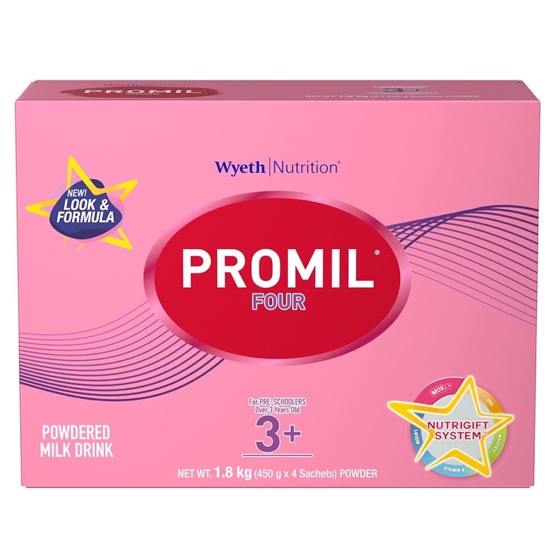 PROMIL FOUR 3+ YEARS OLD AND ABOVE 1.2KG / 1.8KG / 2.4KG | Shopee ...
