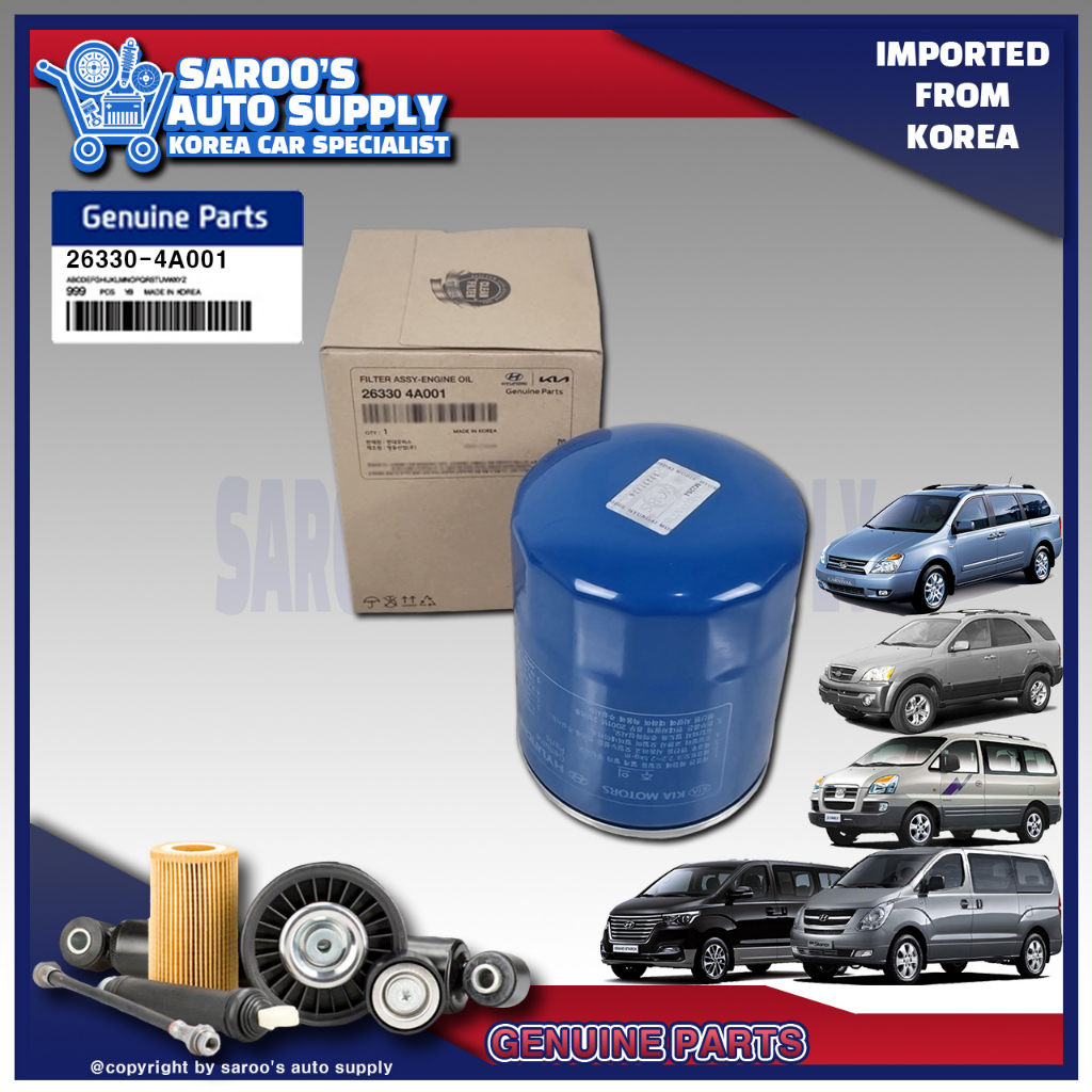 Oil Filter For Starex (02-06) , Grand Starex (07-22), Sorento (02-08 ...