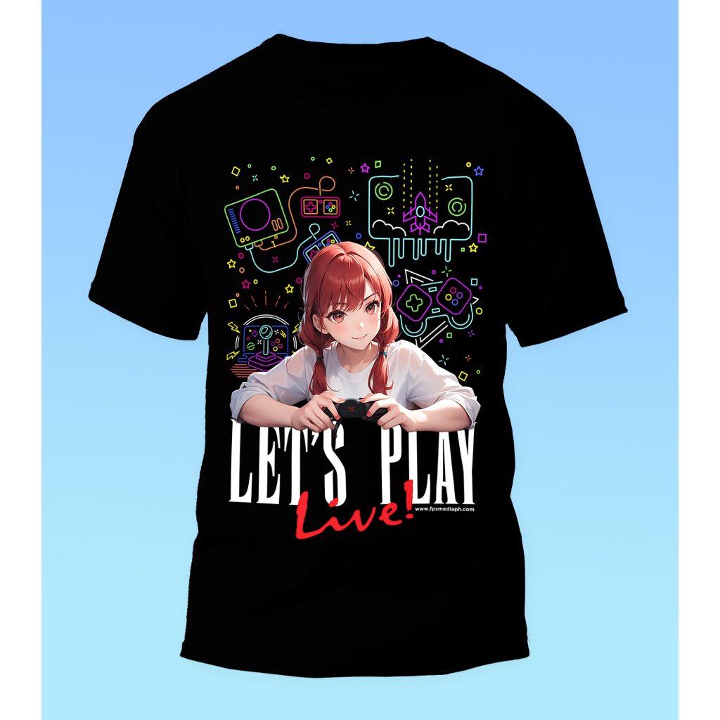 LET'S PLAY LIVE Tshirt Premium | Shopee Philippines