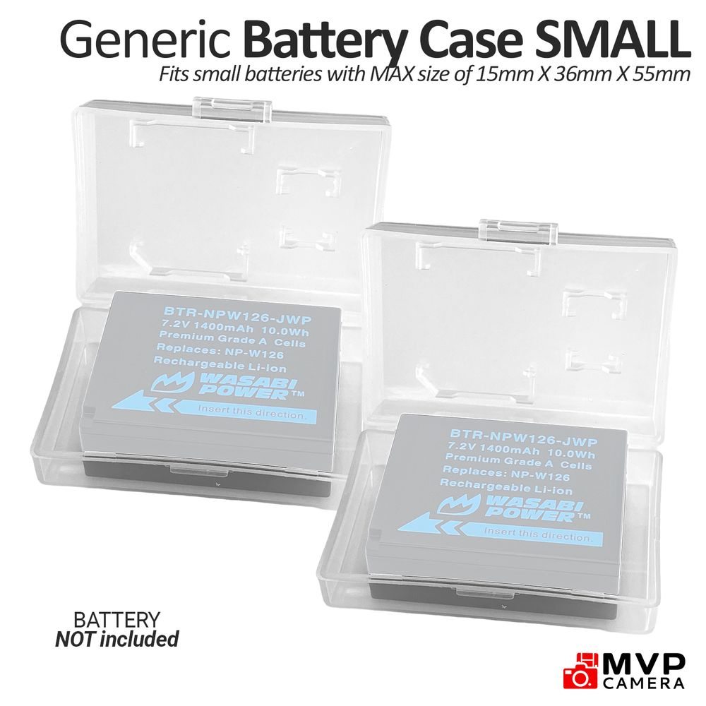 GENERIC Battery Case SMALL 126 126S LPE17 LPE12 LPE8 ENEL14 NPBX1 BLS5 ...