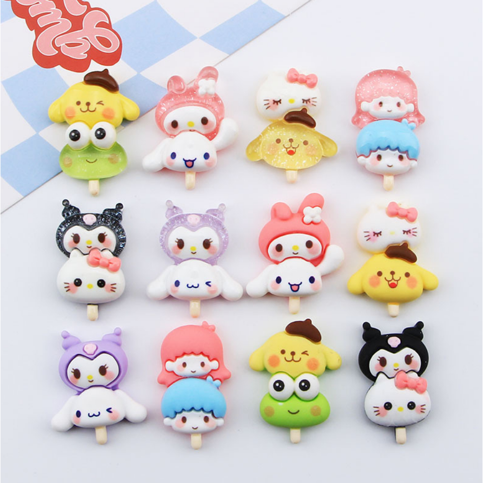 DIY resin charms sanri set mix by piece #B1-B6 | Shopee Philippines