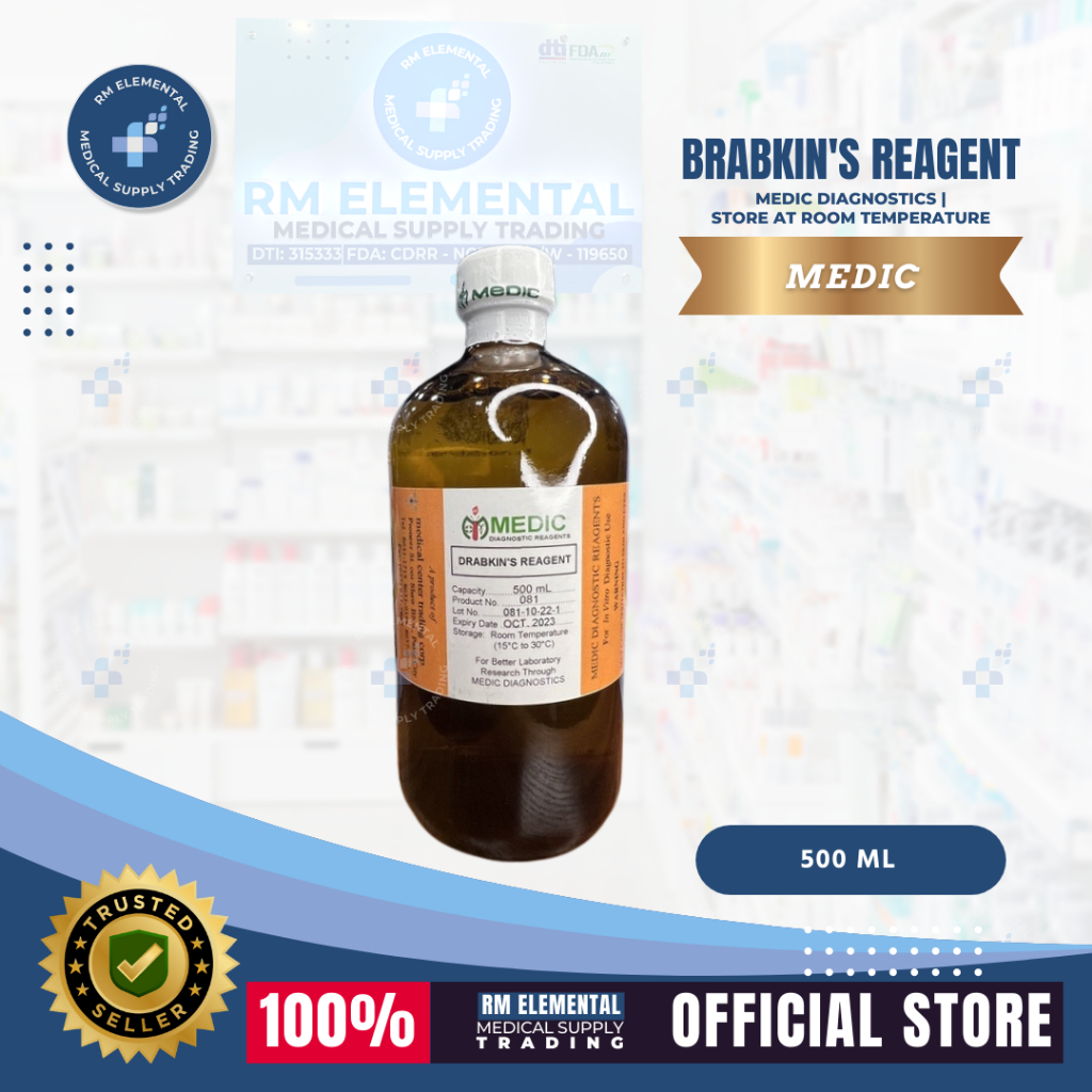 Drabkin's Reagent by MEDIC 500ml | Shopee Philippines