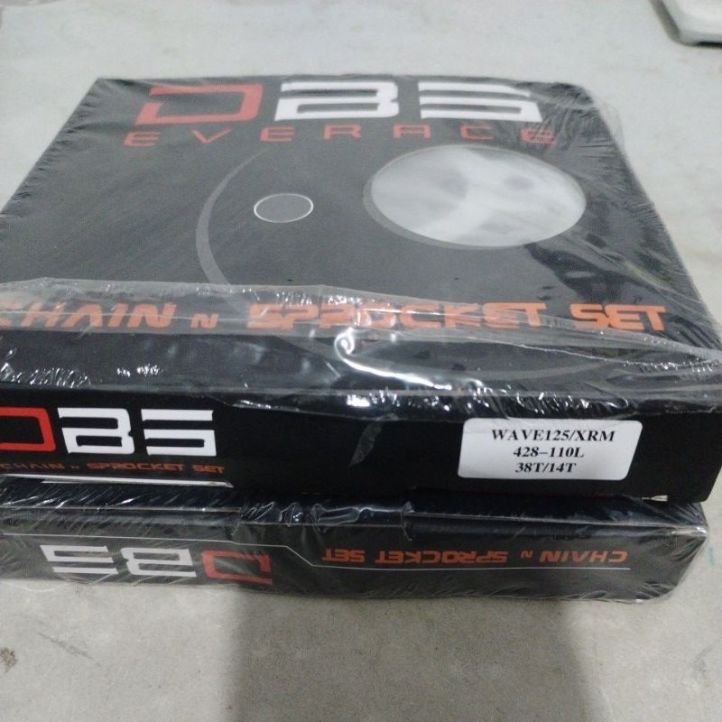 XRM 125/WAVE 125 38T/14T 36T/14T SPROCKET CHAIN SET DBS BRAND | Shopee Philippines