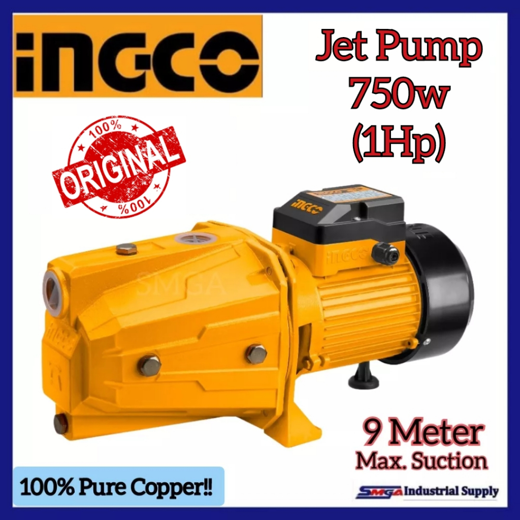 INGCO Jet Pump 750w (1HP) JP07508-5 PURE COPPER | Shopee Philippines