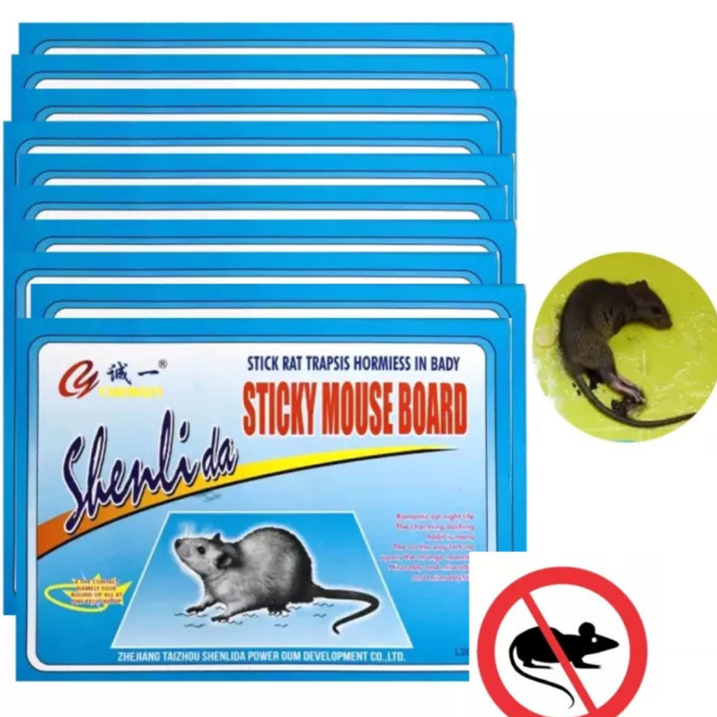 Mouse Glue Traps Rat Glue Traps Sticky Mouse Board | Shopee Philippines