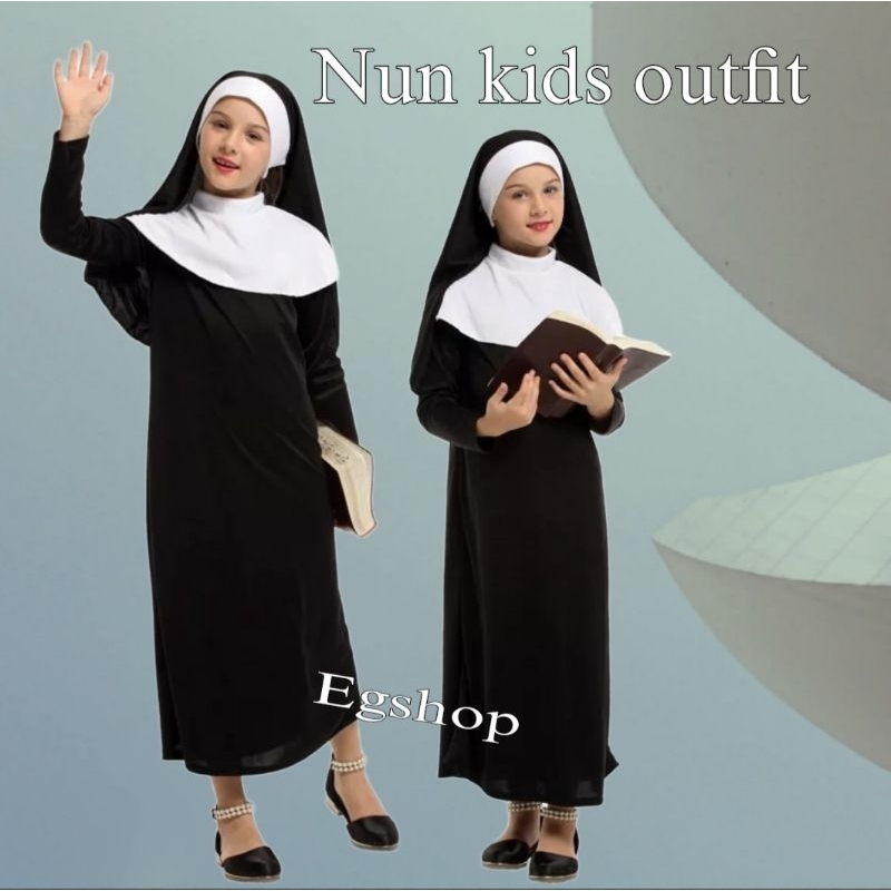 Nun Kids Costume Set | Shopee Philippines