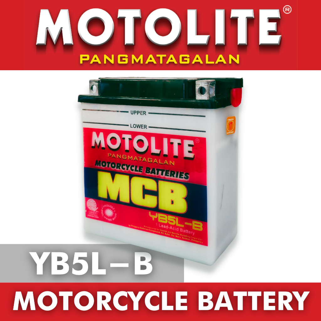Motolite Motorcycle Battery YB5L-B | Shopee Philippines