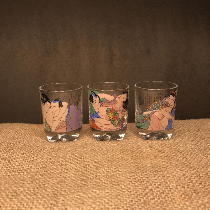 Japanese Shunga Shot Glass (sold as set) | Shopee Philippines