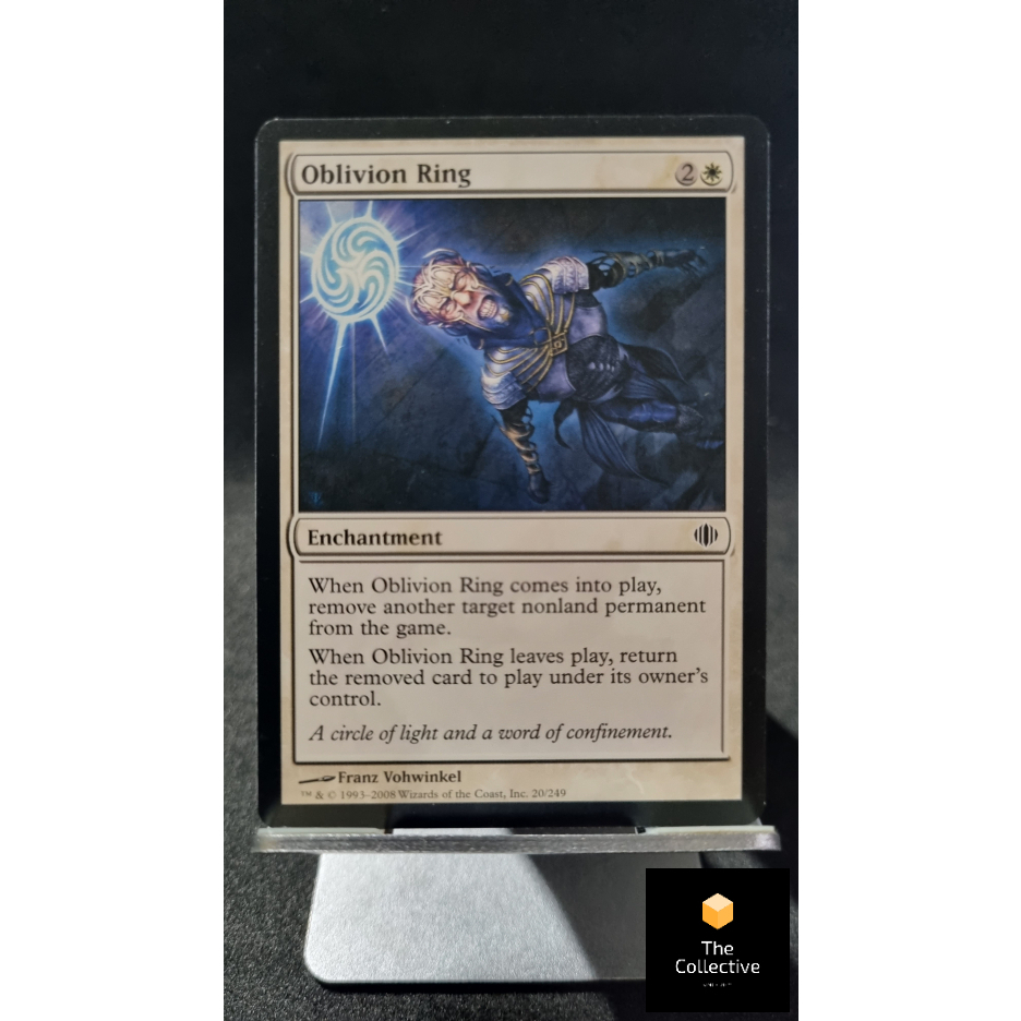 Magic the Gathering - MTG Card Game - Oblivion Ring - [WHITE] / [ID: WB1] | Shopee Philippines