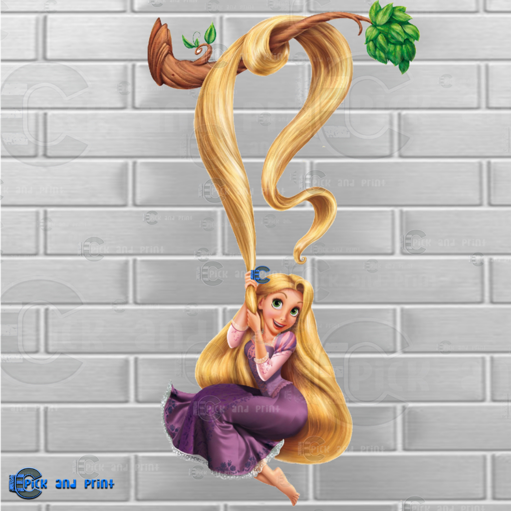 Princess Rapunzel Tangled Theme Character Cut Outs for DIY Backdrop ...