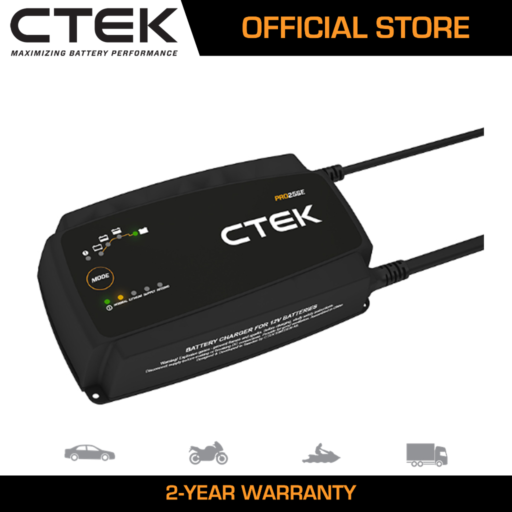 CTEK PRO 25SE Smart Car Battery Charger | Shopee Philippines