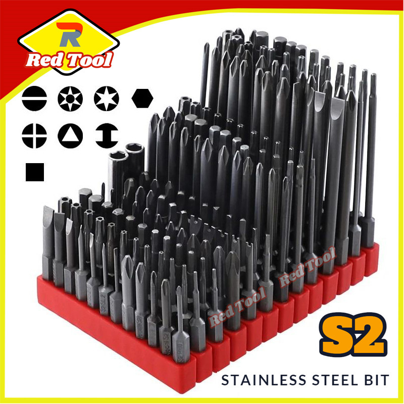 12PCS 1/4" Hex 50 75 100mm S2 Alloy Screw Driver Bits Set PH Electric ...