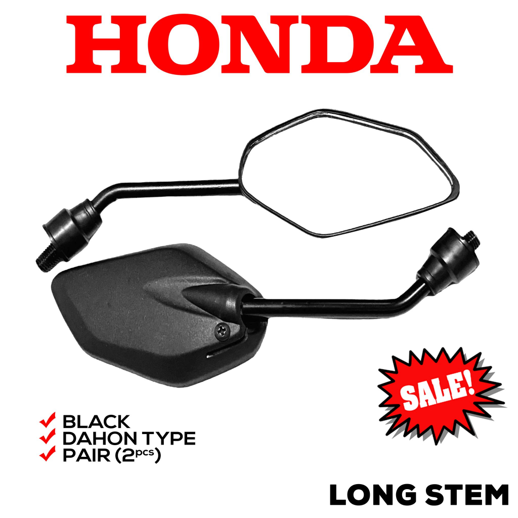 HONDA CLICK 125 I LONG STEM SIDE MIRROR BLACK UNIVERSAL | COD | ASAAD ...