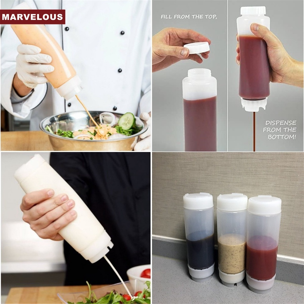 F.I.F.O. Bottle Squeeze Bottle Lid First In First Out Sauce Squeezer ...