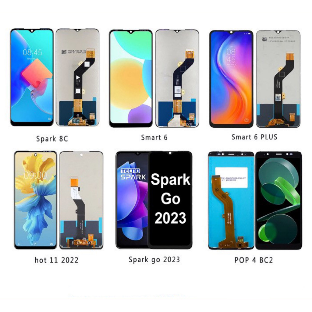 Lcd for spark 8c smart 6 hd smart6 plus hot 11 2022 spark go 2023 pop 4 ...