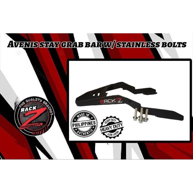 RackZ Topbox Bracket for Avenis Stay Grab Bar with stainless bolts ...