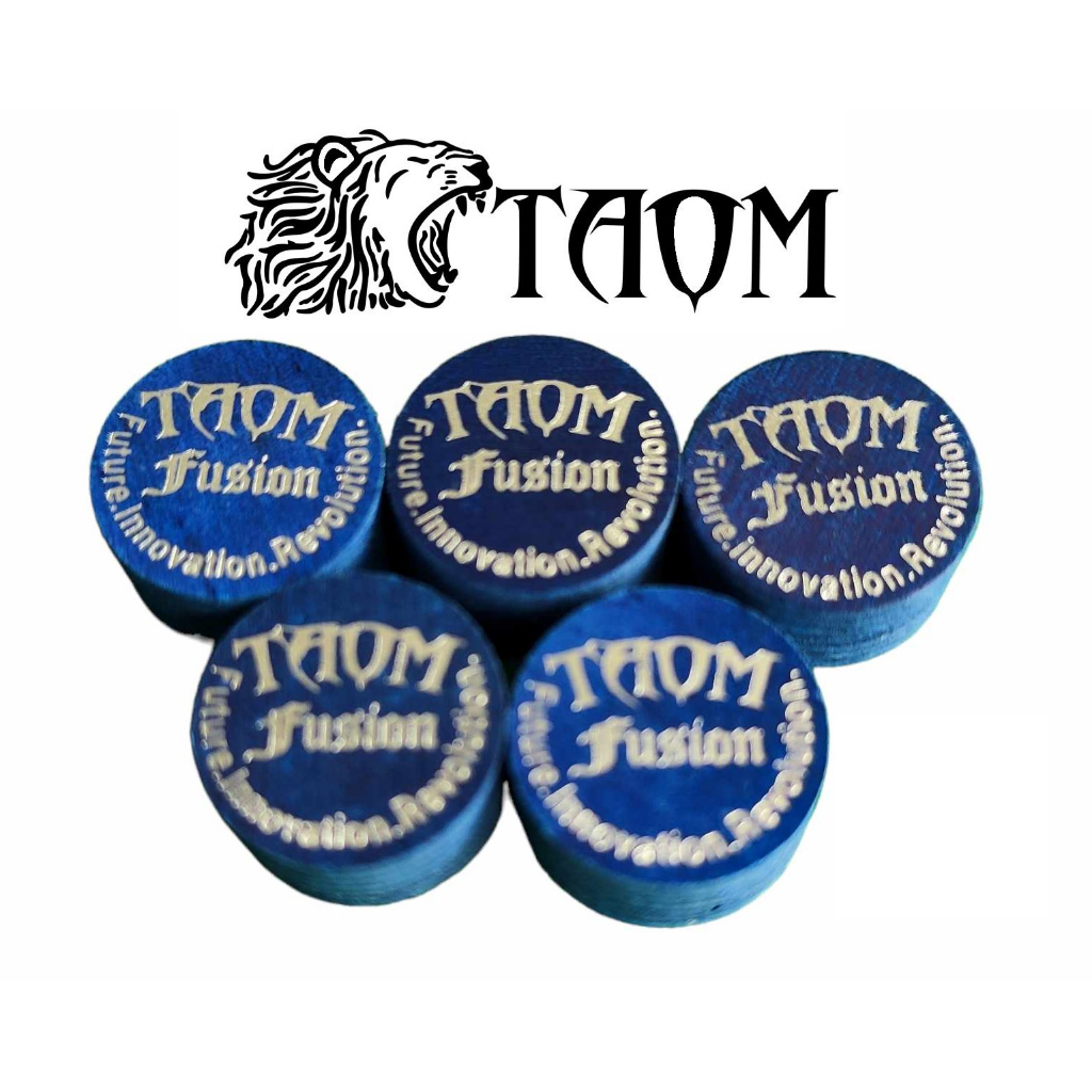 Taom Fusion Pro Leather Cue Tip for Billiards billiard tako Pool Cue ...