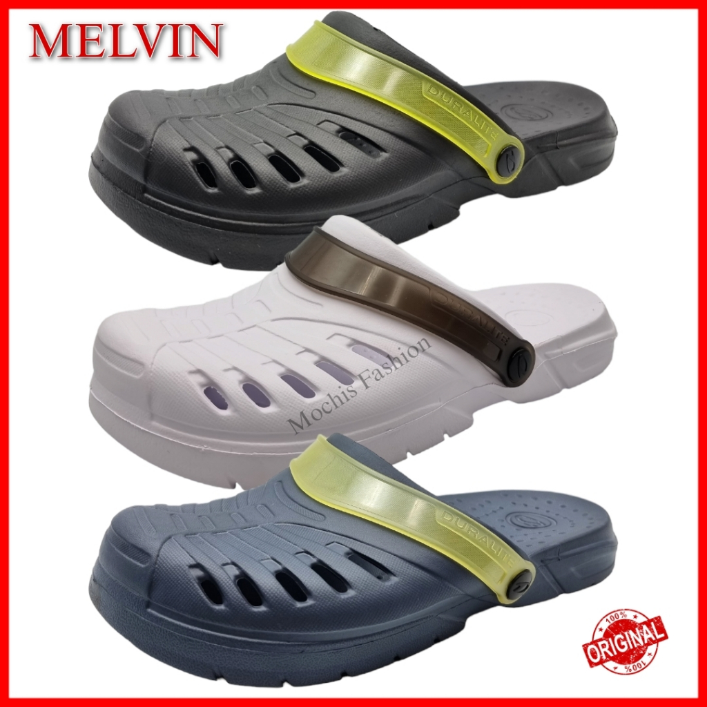 Duralite 'Melvin' Men's Lightweight & Waterproof rubber sandals with ...