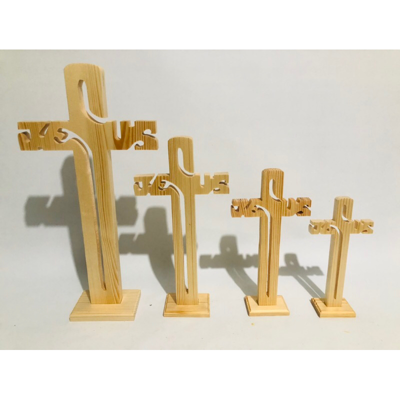 Jesus Cross in various sizes, wall mountable or table top display ...