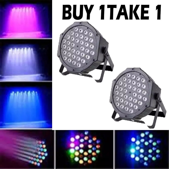 ( 2 PCS / 3 PCS ) 36 LED Stage Light RGB Par Light DMX512 Master Slave ...