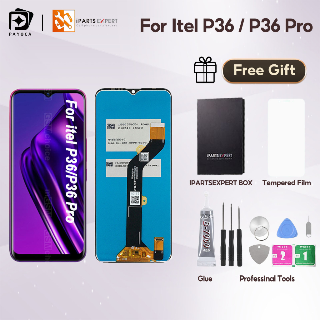 IPARTSEXPERT Original LCD For Itel P36 W6501 LCD Itel P36 Pro LCD Touch ...