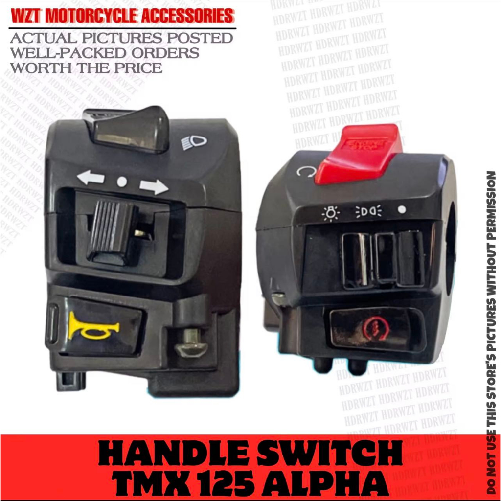 HONDA TMX 125 / TMX125 ALPHA LEFT & RIGHT HANDLE SWITCH MOTORCYCLE ...