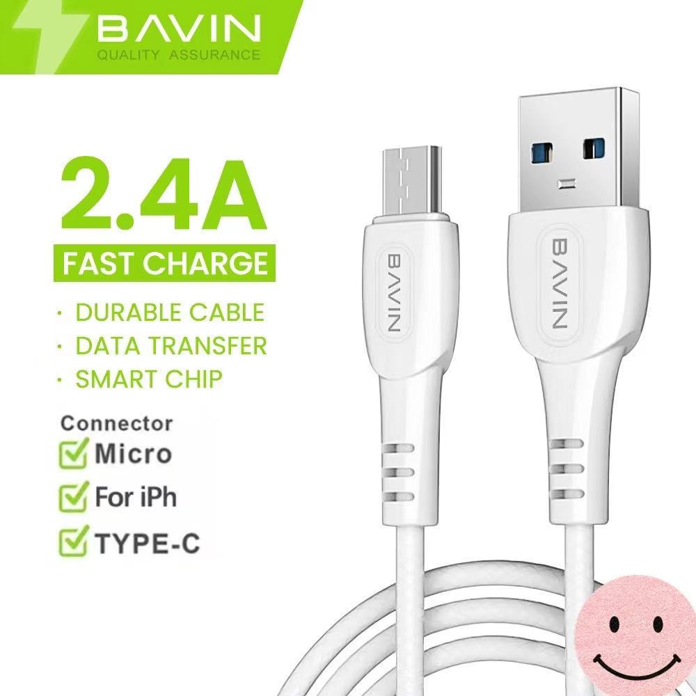 BAVIN cb221 2.4A 1Meter Fast Charging Cable flexible Cable Wire for ...