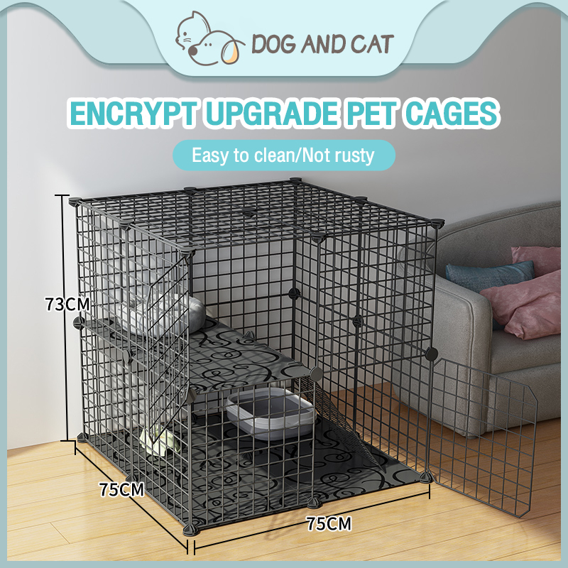 75*75*73cm square double-layer cat cage upper and lower floors separate ...