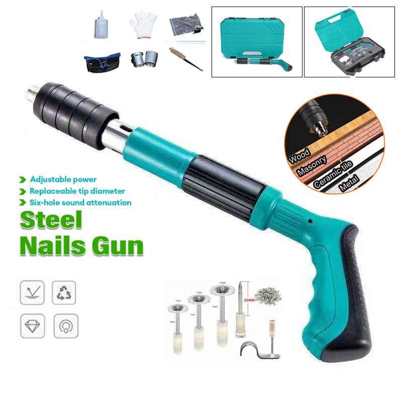 Manual Steel Nails Gun Rivet Tufting Nail Gun For Concrete Ceiling Wall ...
