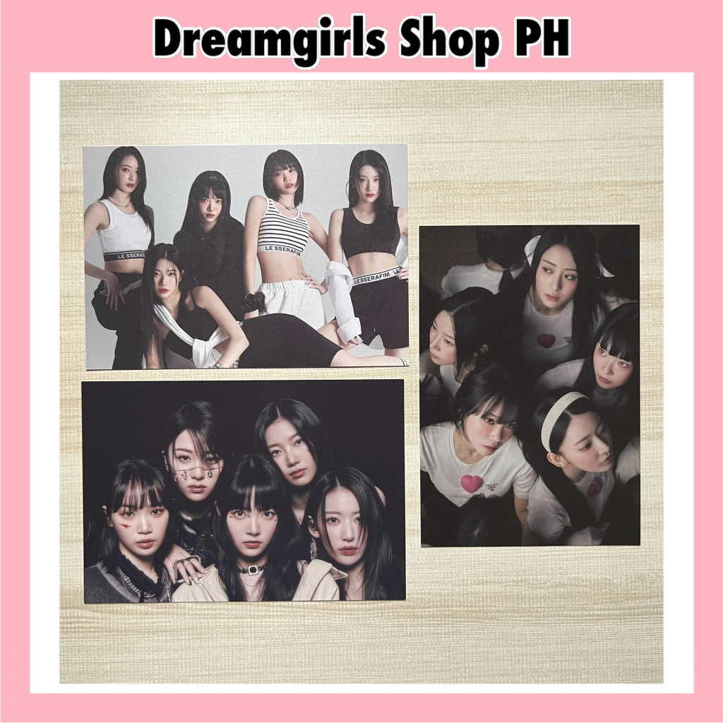 LE SSERAFIM Unforgiven Random Group Postcard | Shopee Philippines