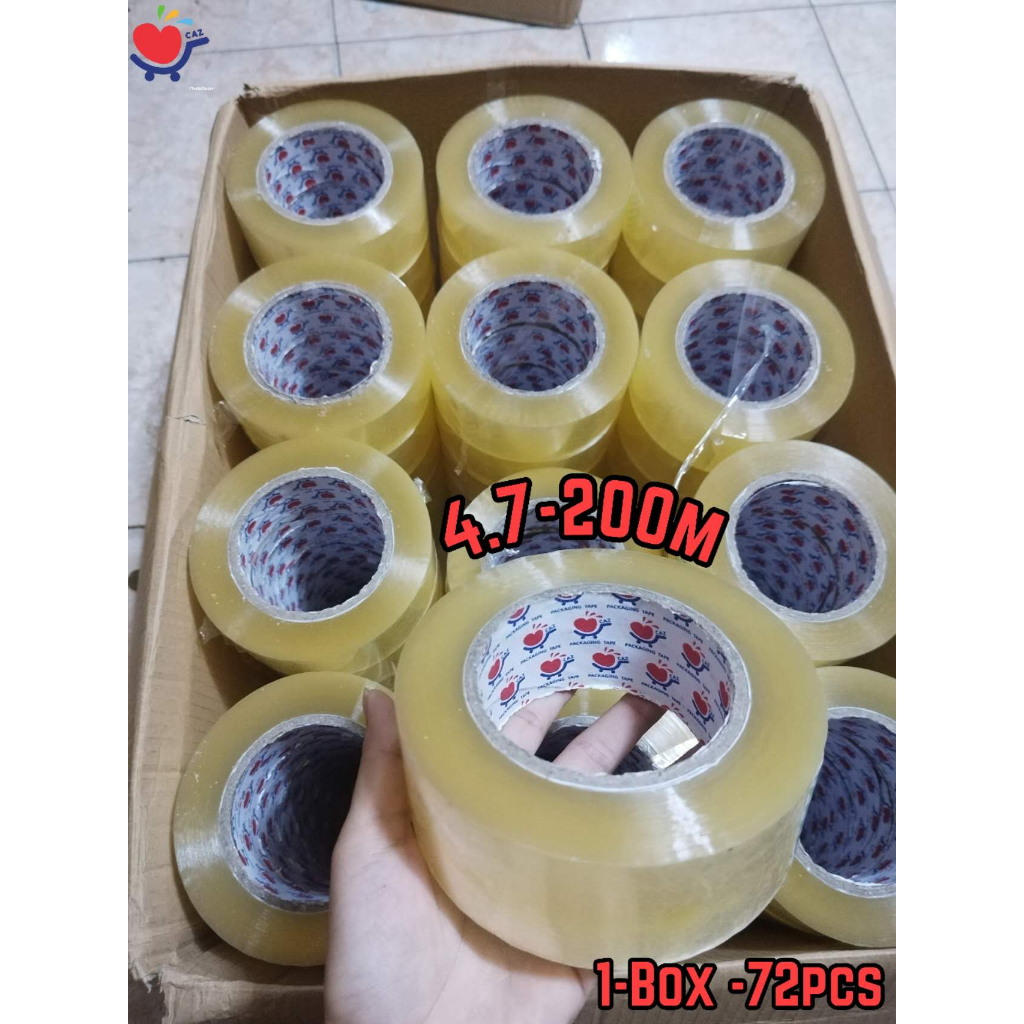 CLEAR Tape ( 6/12/18pcs-Rolls )200 Meters H-TAPE/Caz Packinging Tape ...