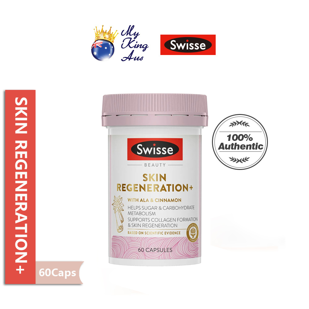 Swisse Beauty Skin Regeneration 60 Capsules Helps Sugar & Carbohydrate Metabolism (EXP:06-2026 ...