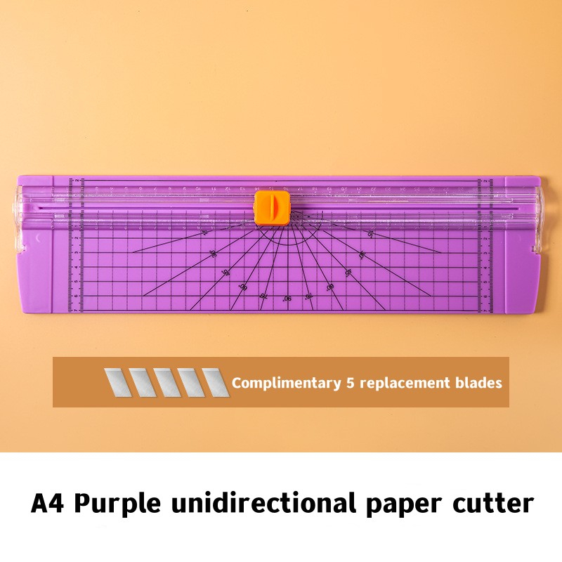 A4 Size Portable Paper Cutter Comes With 5 Blades For Students School ...