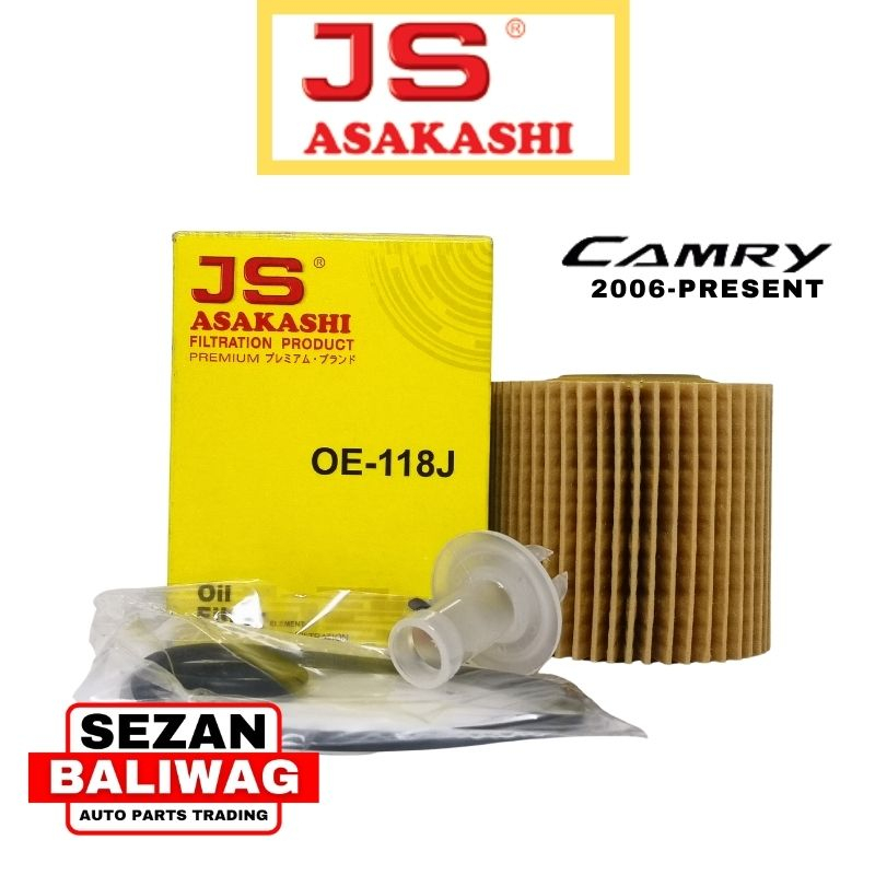 JS ASAKASHI OIL FILTER CAMRY 2006-2020 OE118J | Shopee Philippines